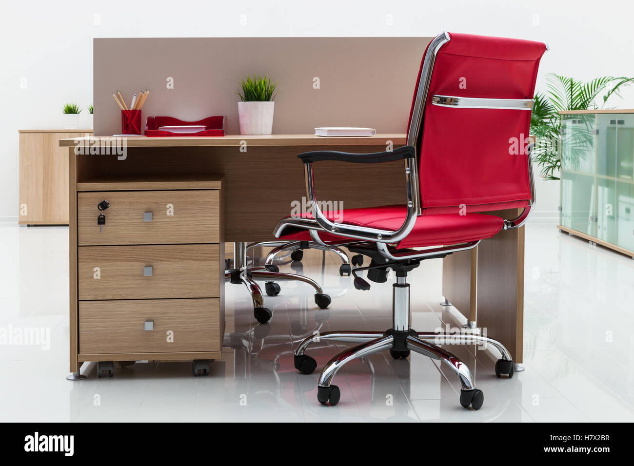 beautiful furniture in a modern office Stock Photo - Alamy