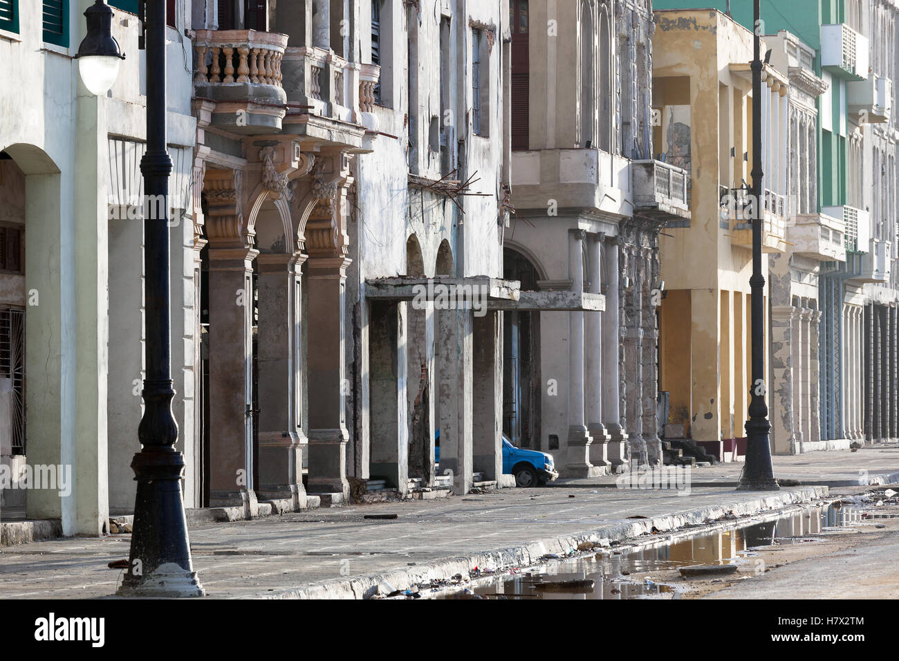 old houses on a city street Stock Photo - Alamy