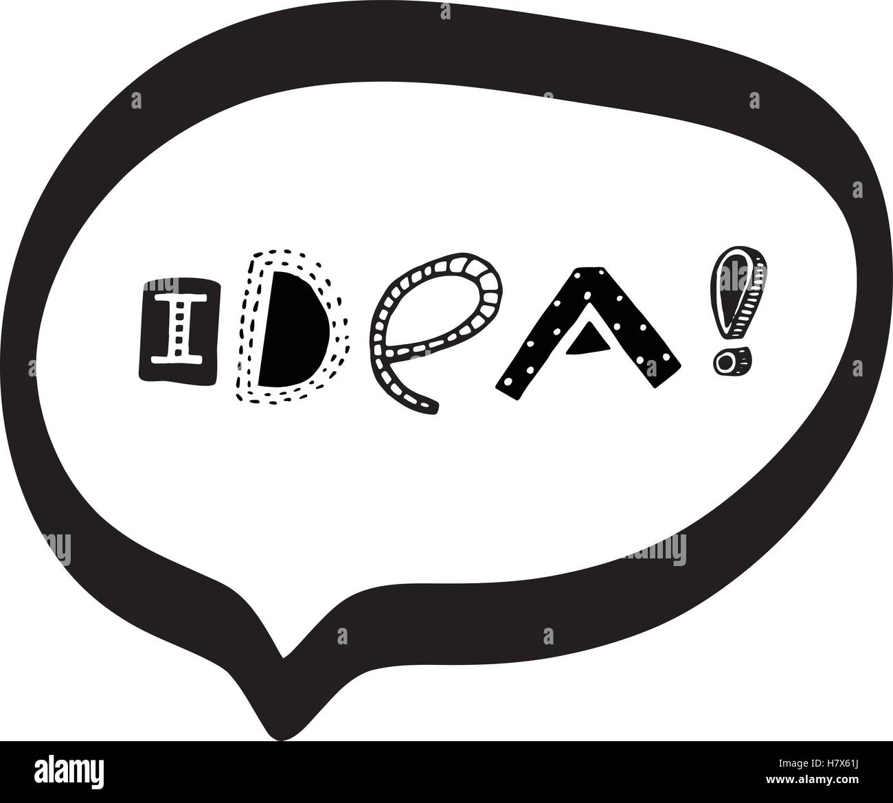 Simple Graphic Design for Good Idea Concept. Vector illustration Stock ...