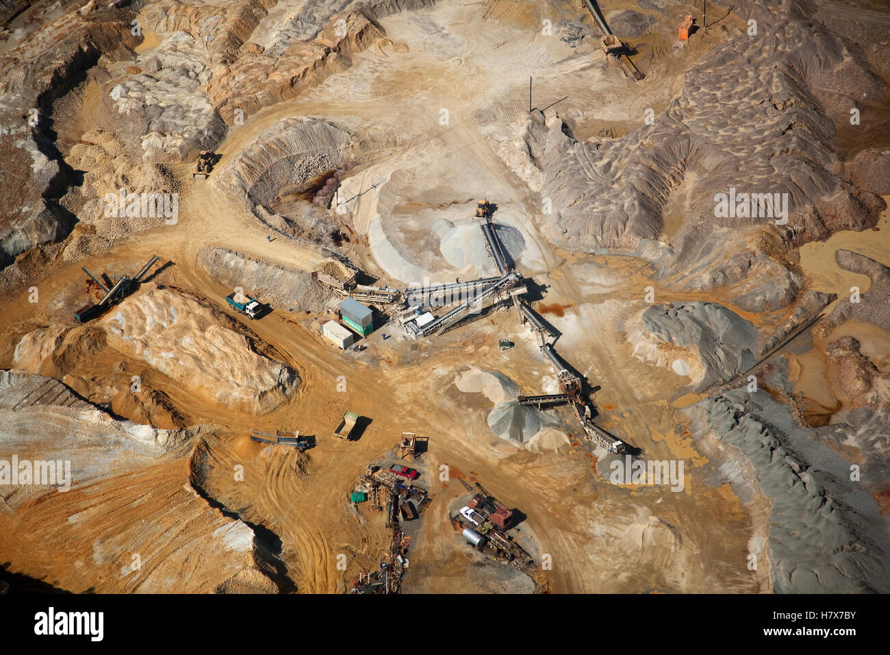 Mine dump and slime dam, Johannesburg, South Africa Stock Photo - Alamy