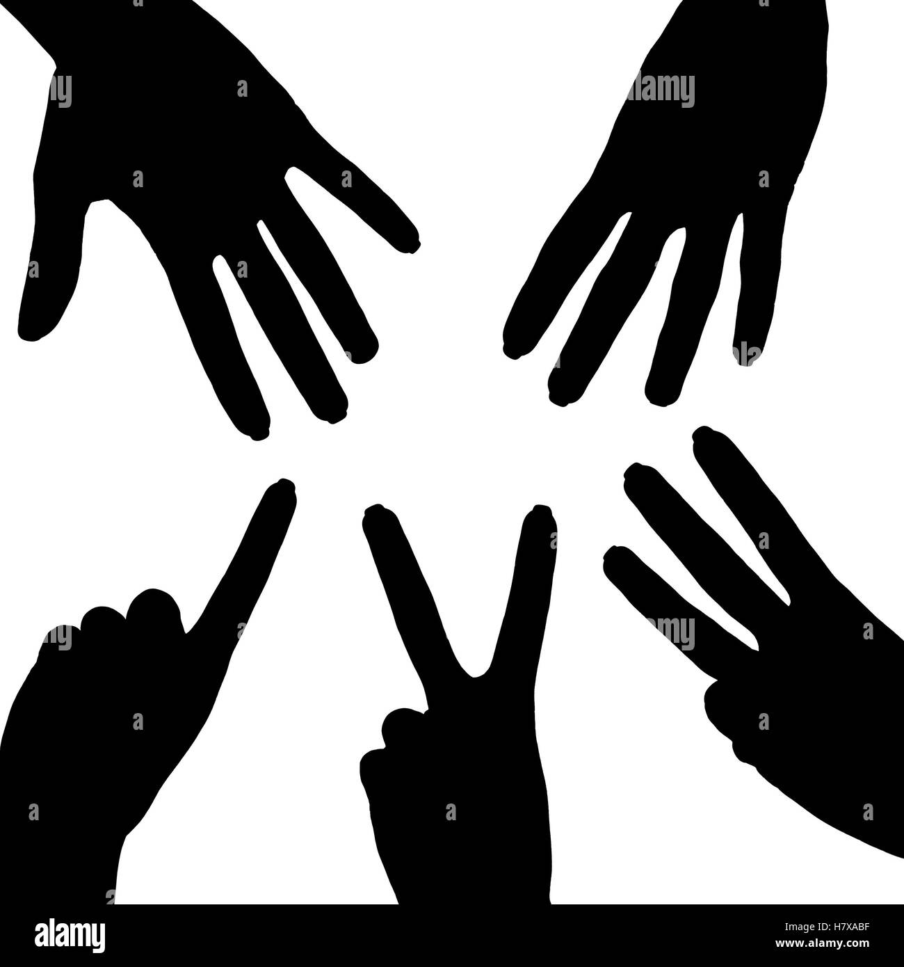 Female showing Black and White Stock Photos & Images - Alamy