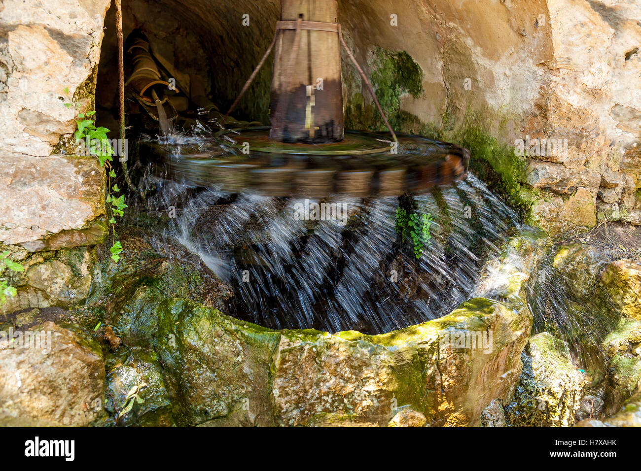 Water Mill. Water mill Fyakkati Fiaccati located in the rock. Thanks to ...