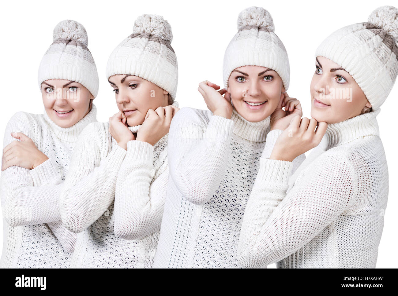 Cold woman hat hi-res stock photography and images - Alamy