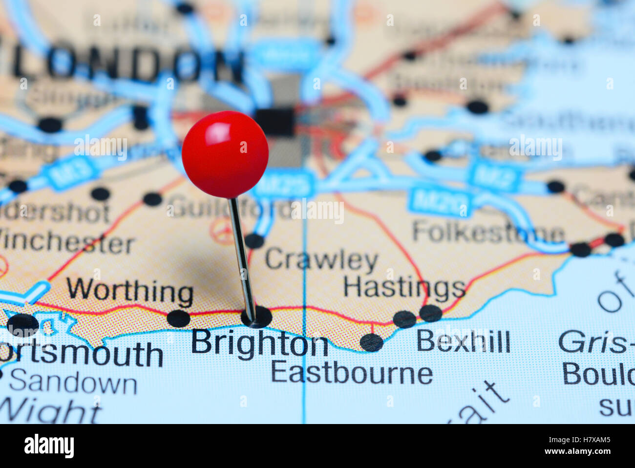 Map of brighton hi-res stock photography and images - Alamy