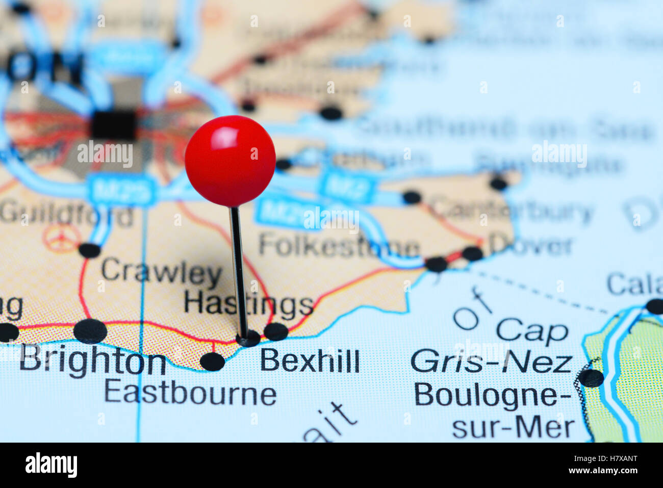 Marker on political map hi-res stock photography and images - Alamy