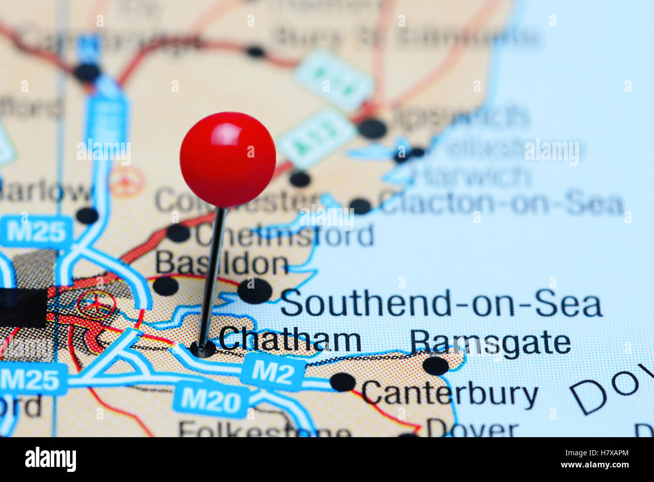 Map of chatham hi-res stock photography and images - Alamy