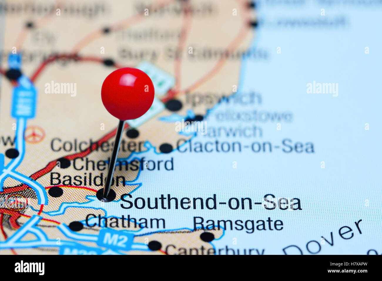 Map of southend on sea hi-res stock photography and images - Alamy