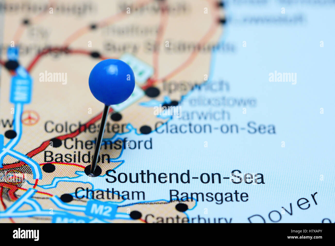 Map of southend on sea hi-res stock photography and images - Alamy