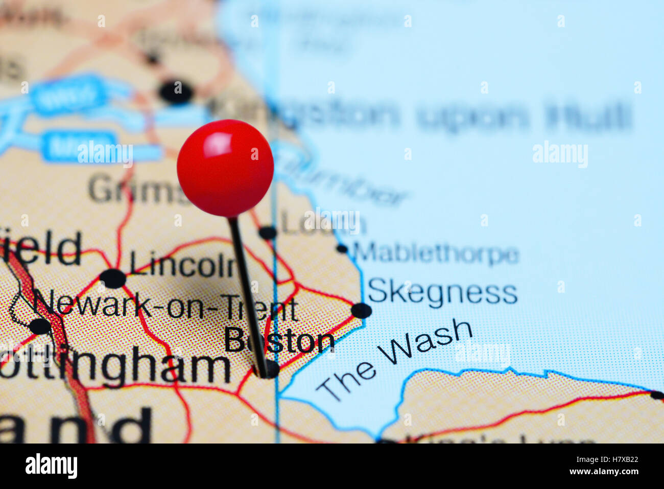 City of boston map hi-res stock photography and images - Alamy