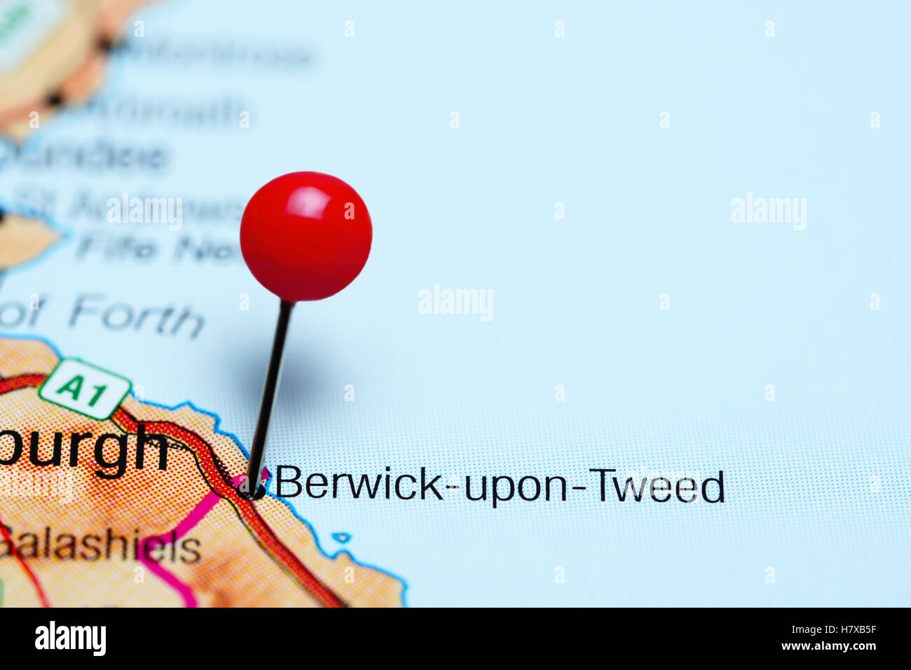 Map of berwick hi-res stock photography and images - Alamy