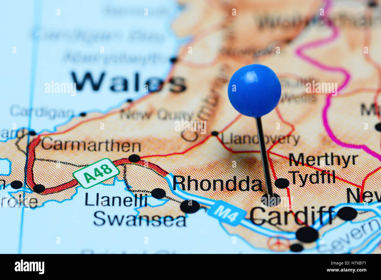 Wales map hi-res stock photography and images - Alamy