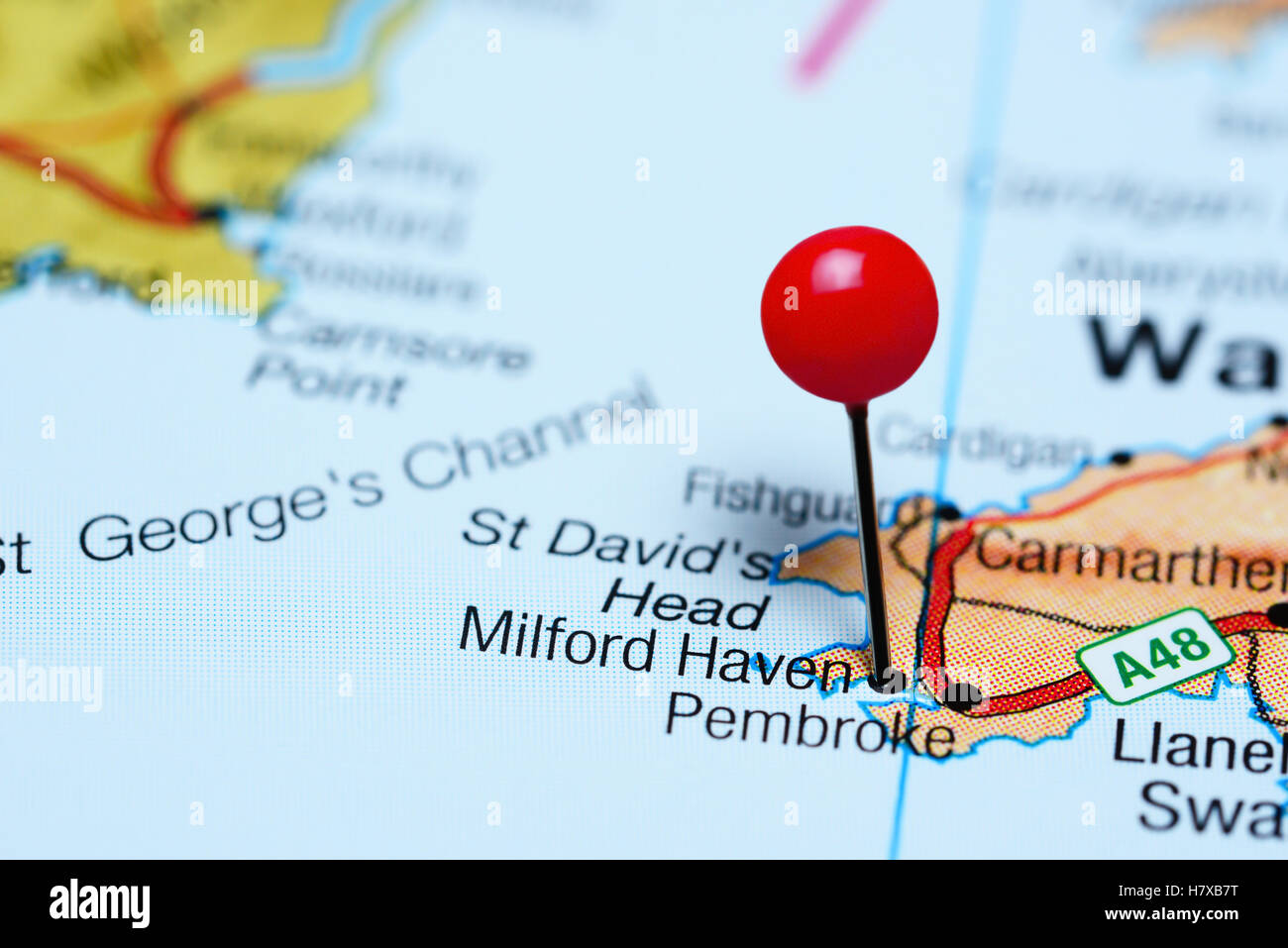 Map of milford hi-res stock photography and images - Alamy