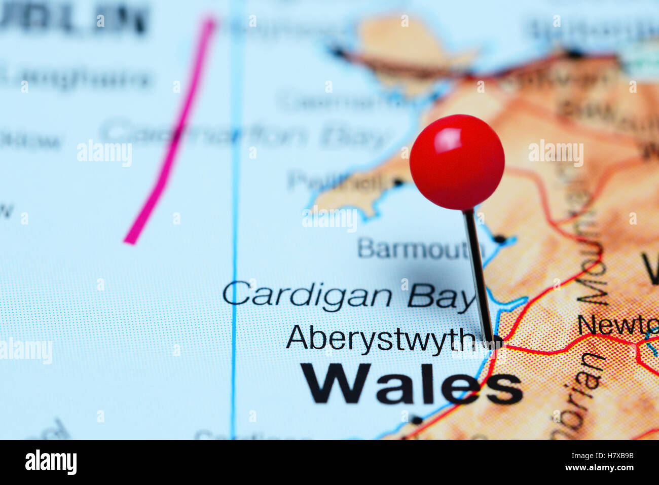 Aberystwyth Map High Resolution Stock Photography and Images - Alamy