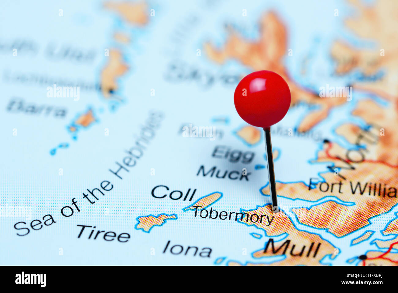 Tobermory map hi-res stock photography and images - Alamy