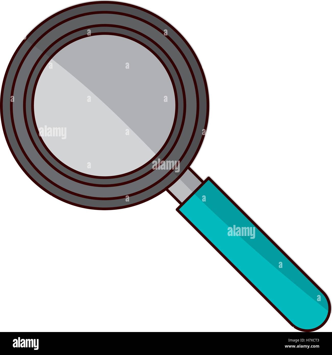 Lupe icon. Tool search magnifying glass zoom and lens theme. Isolated ...