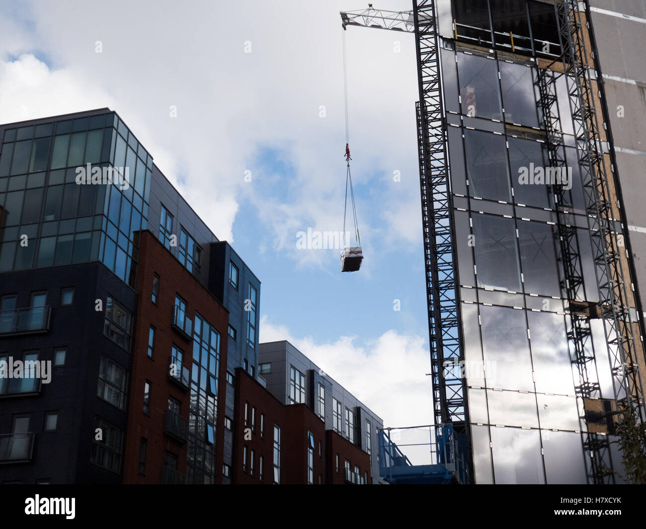 Building under construction in the centre of Liverpool.UK Stock Photo ...