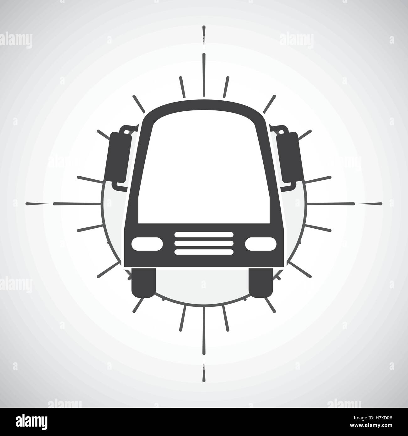transport bus vehicle icon vector illustration design Stock Vector ...