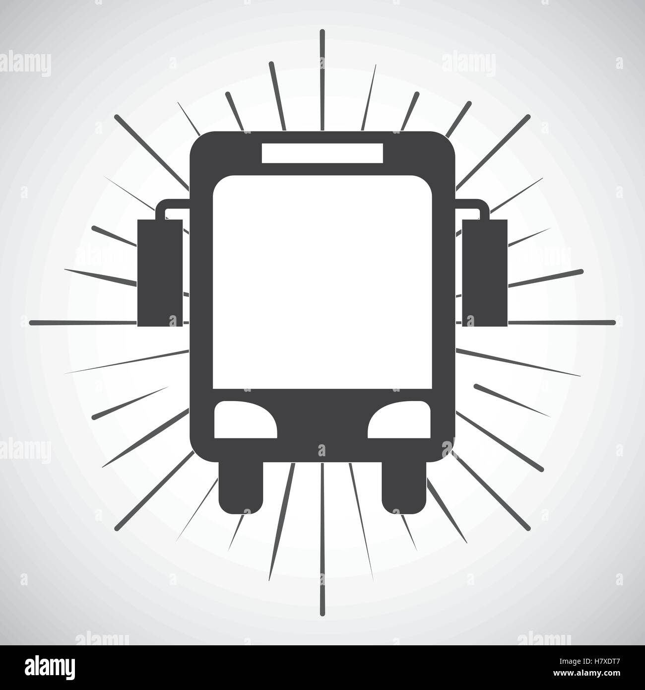 transport bus vehicle icon vector illustration design Stock Vector ...