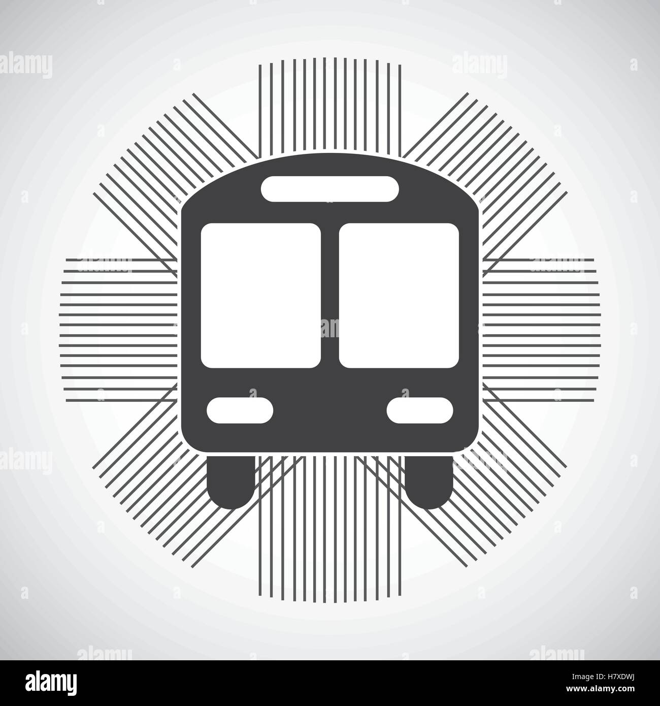 transport bus vehicle icon vector illustration design Stock Vector ...