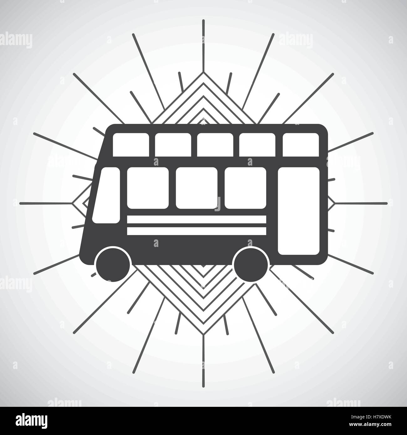 transport bus vehicle icon vector illustration design Stock Vector ...