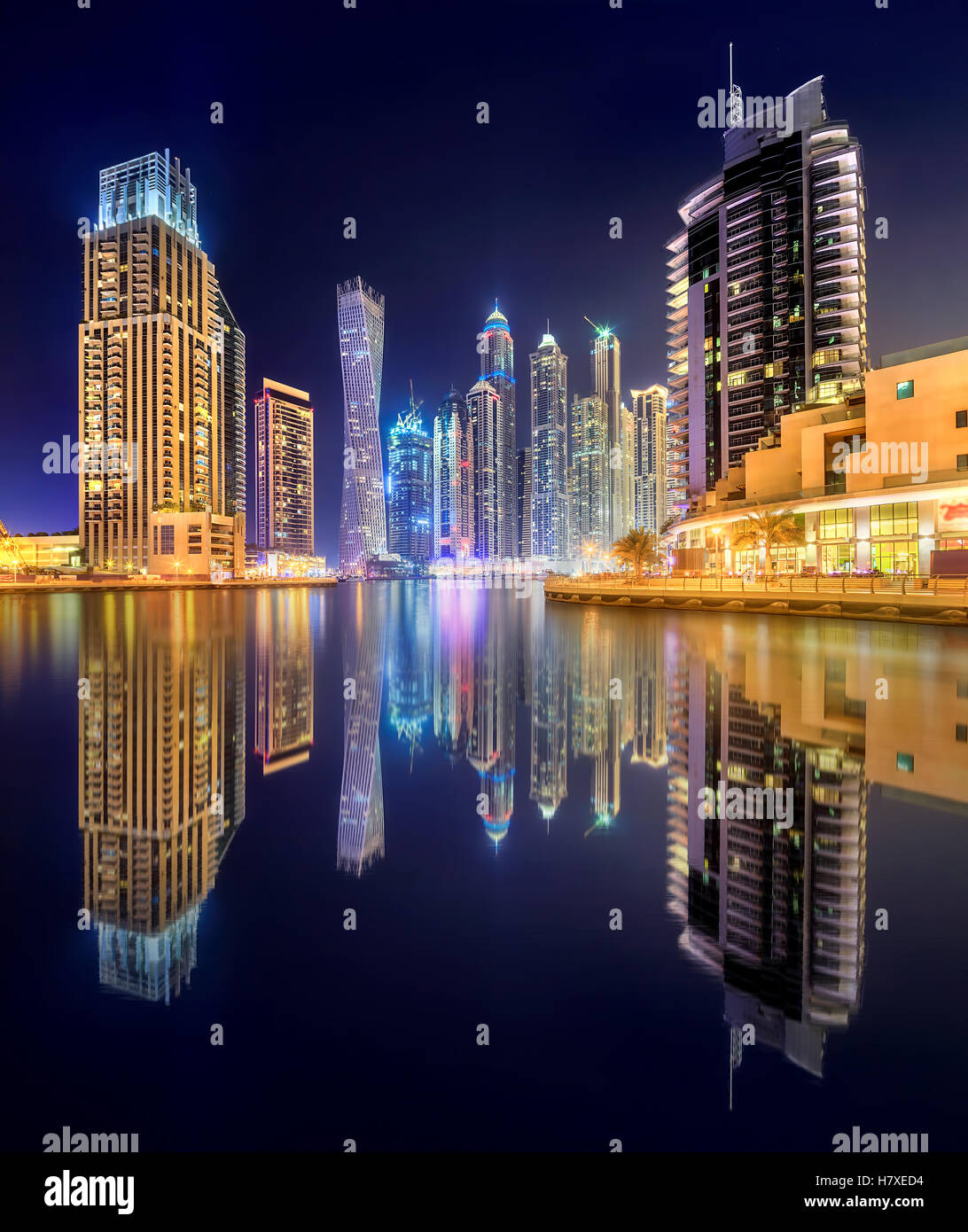 Dubai Marina bay, UAE Stock Photo - Alamy