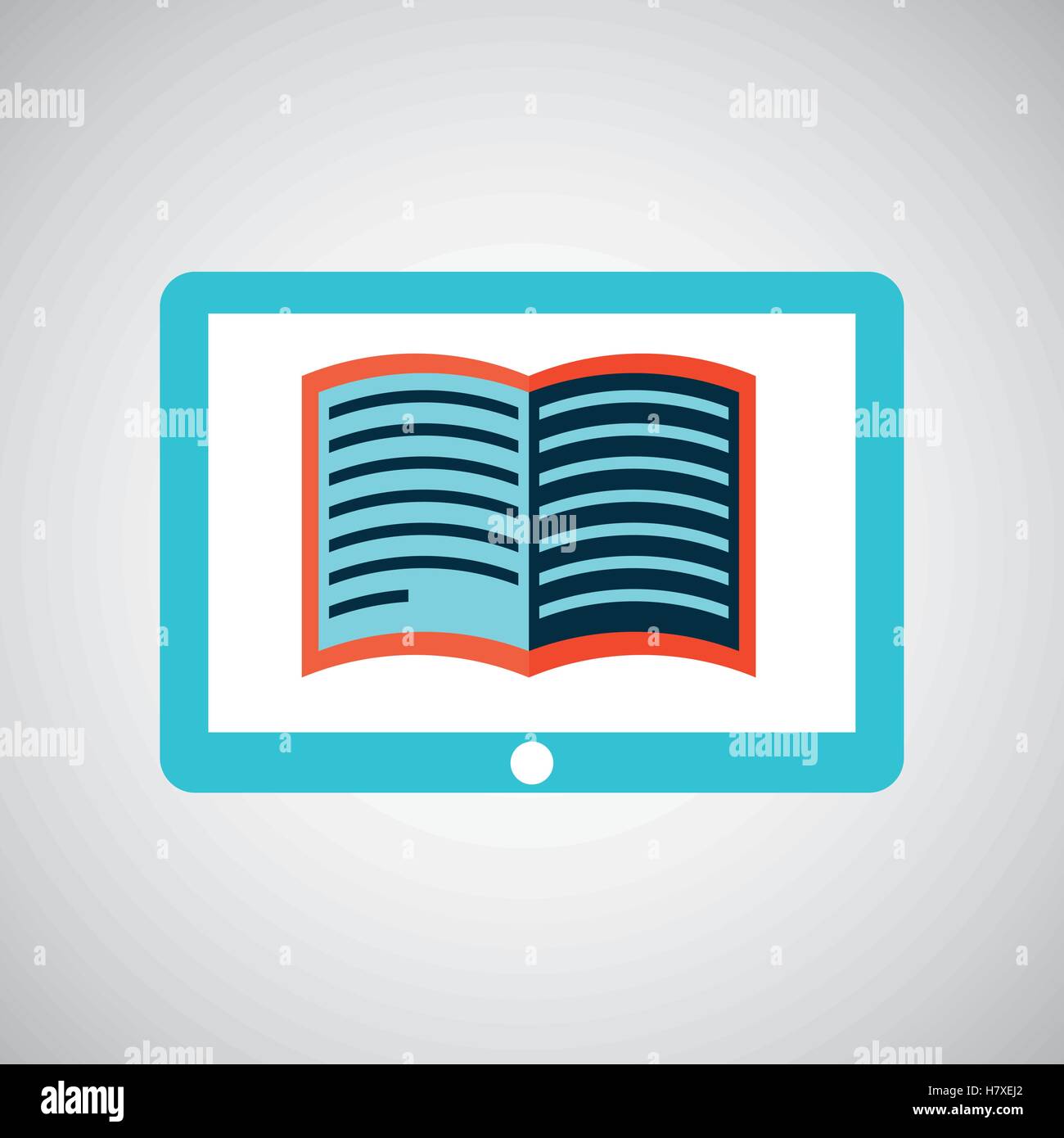 Online book ereader Stock Vector Images - Alamy