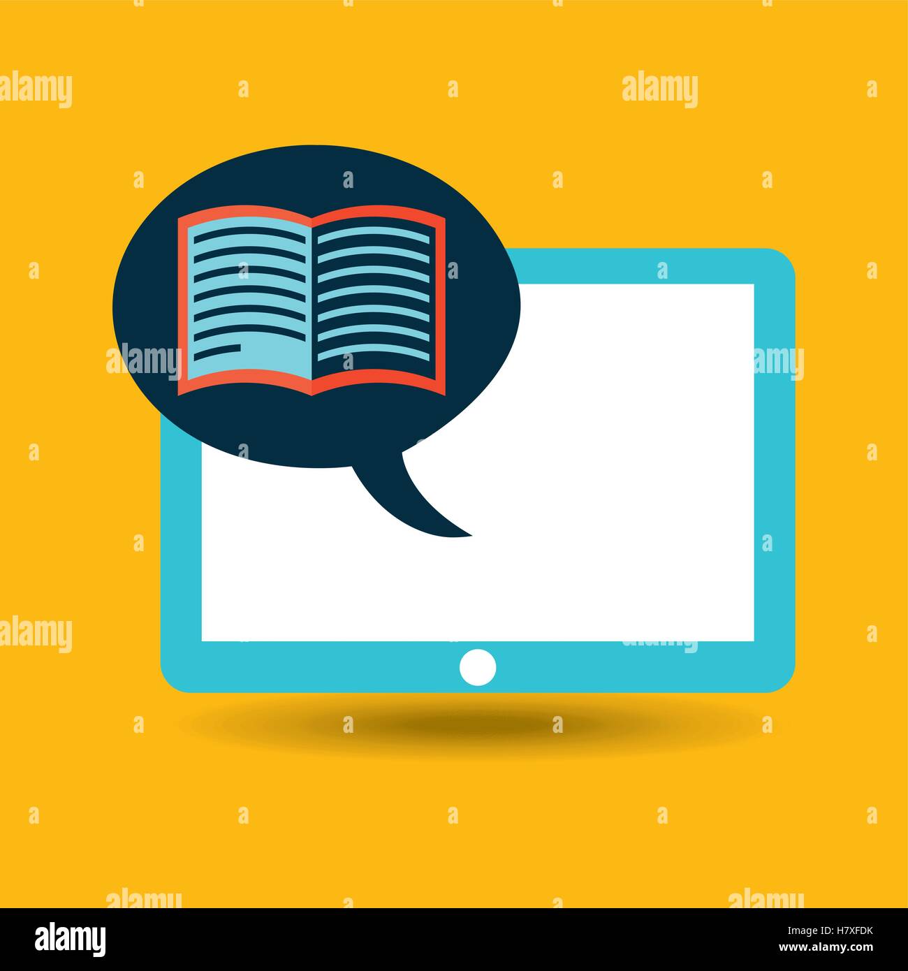 Online book ereader Stock Vector Images - Alamy