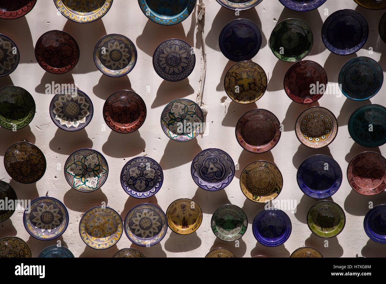 fez shop of ceramics Stock Photo - Alamy