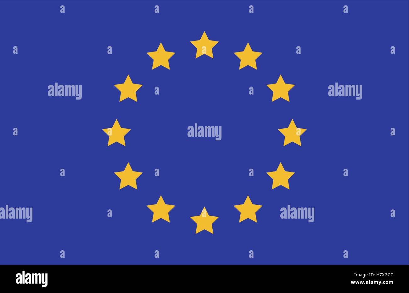 European union flag icon. Europe eu country national and politics theme ...
