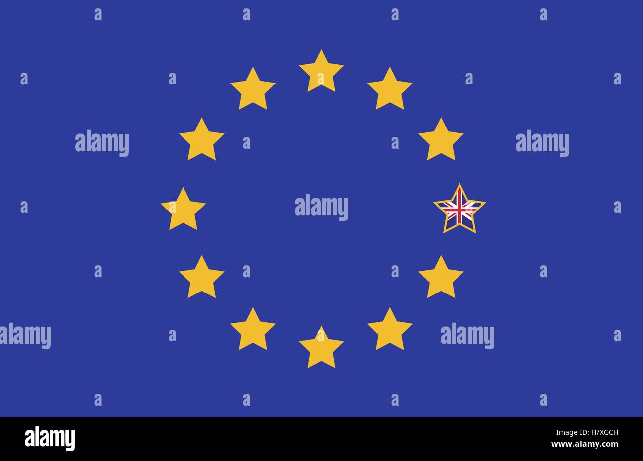 European union flag icon. Europe eu country national and politics theme ...