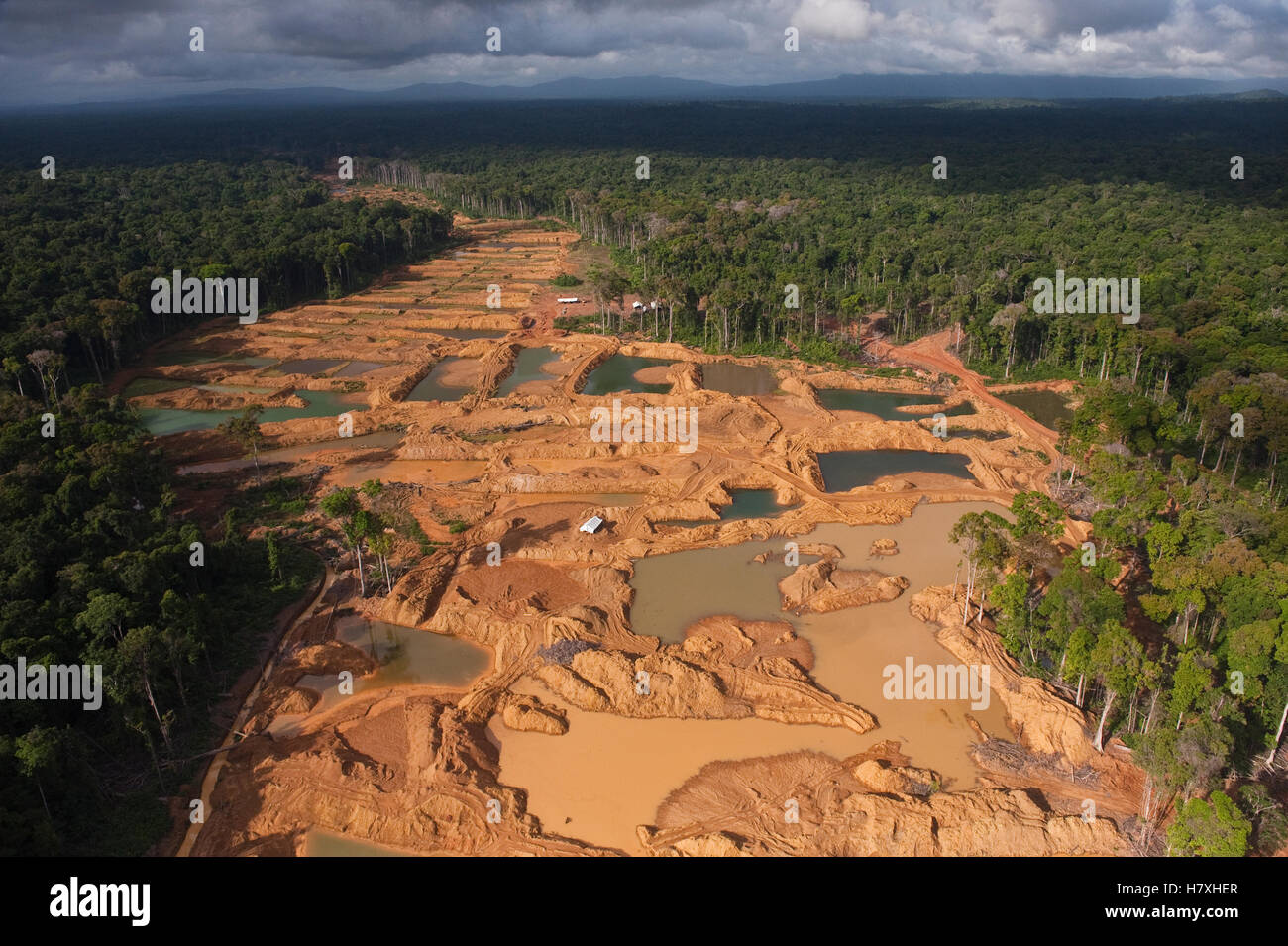 Alluvial gold mining, Guyana Stock Photo - Alamy Alluvial gold mining, Guyana Stock Photo - Alamy
