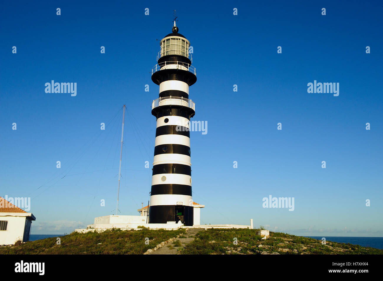 Lighthouse, Santa Barbara Island, Abrolhos Islands, Bahia, Brazil Stock ...