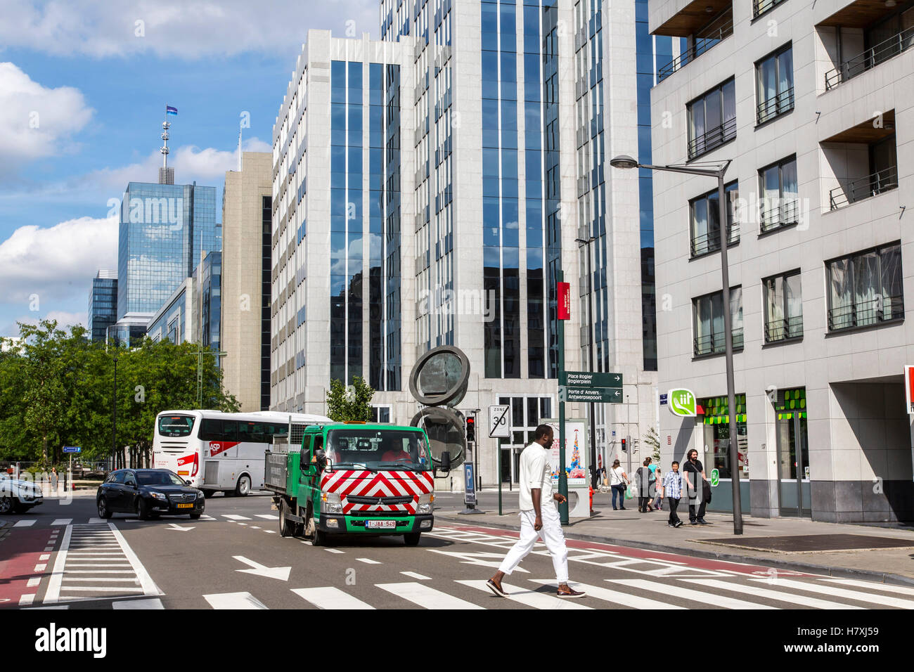Boulevard emile jacqmain hi-res stock photography and images - Alamy