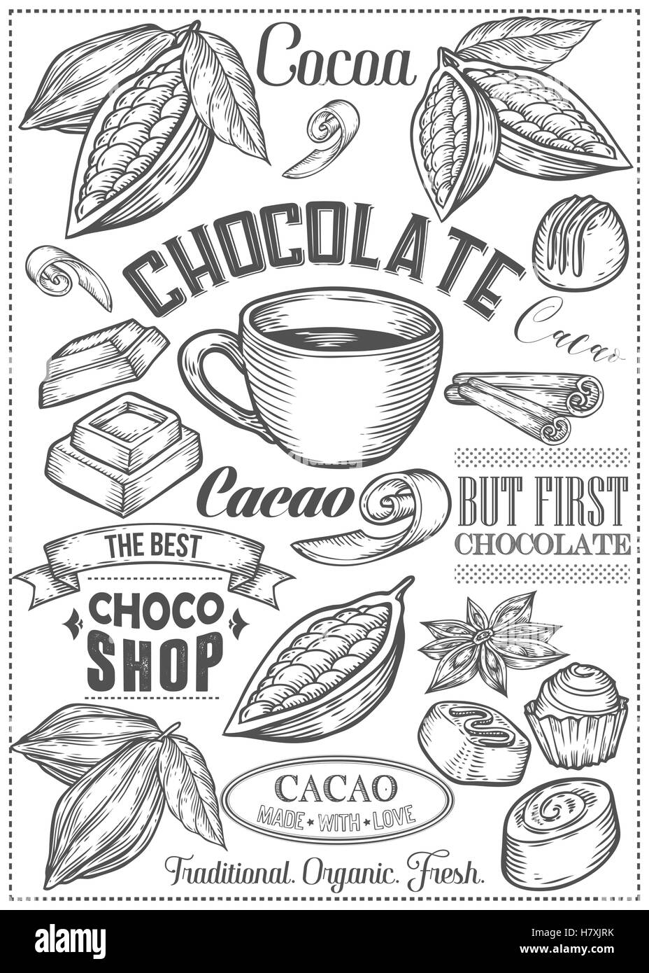 Logo cacao hi-res stock photography and images - Alamy