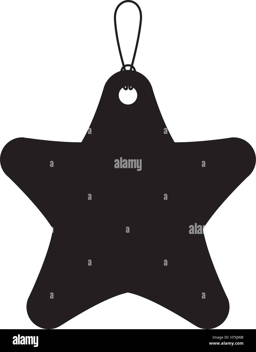 Black star label icon. Tag element banner badge card and product theme ...