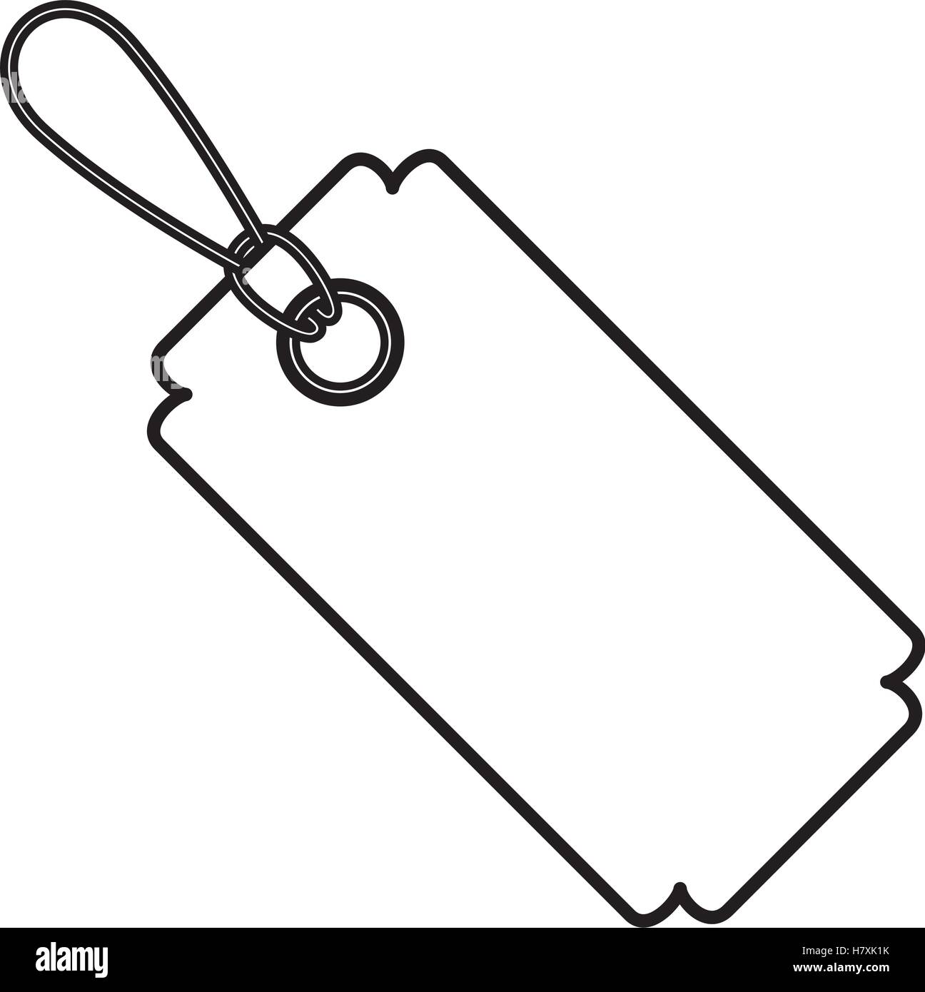 Silhouette label icon. Tag element banner badge card and product theme ...