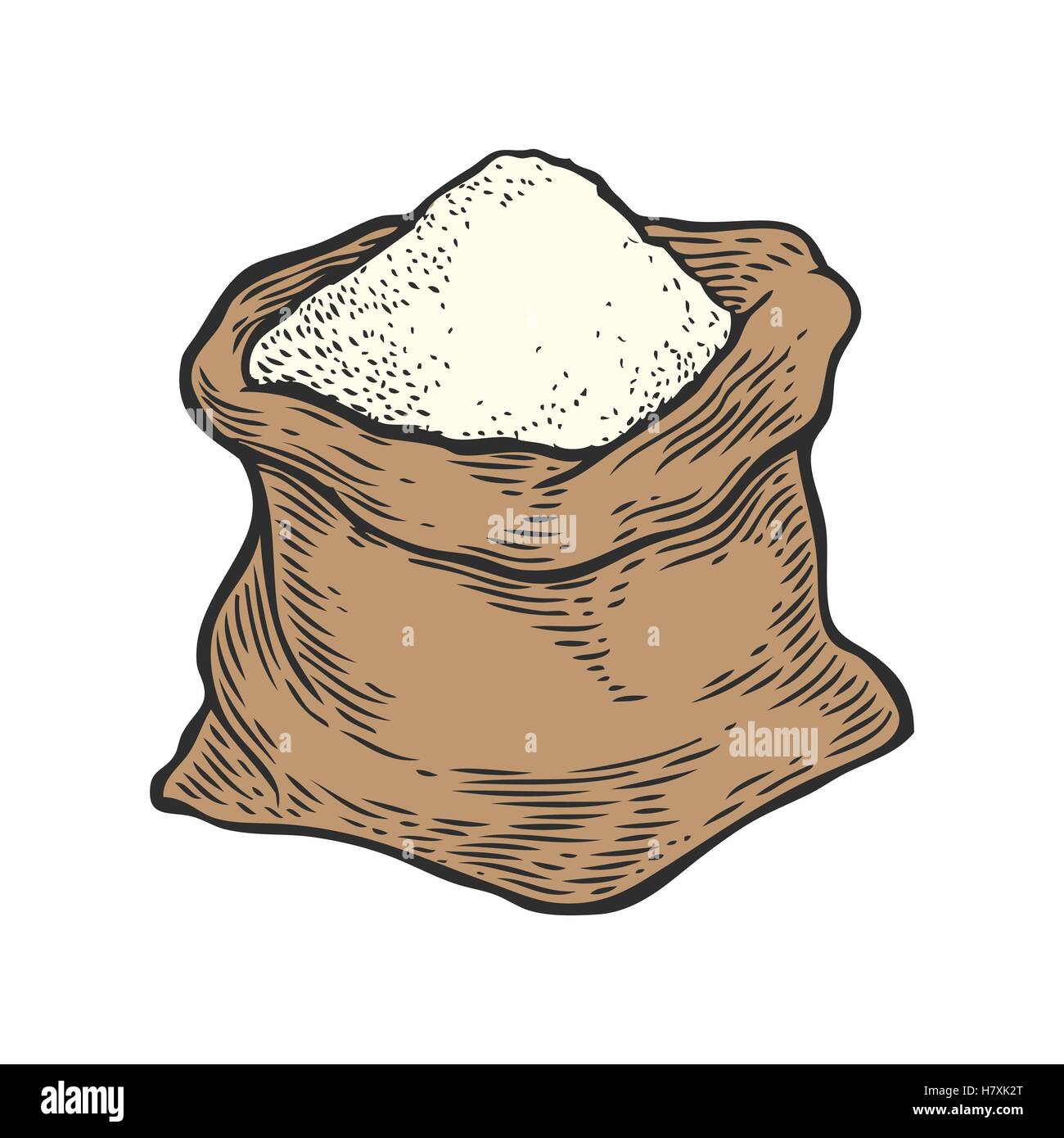 Sack sugar illustration hi-res stock photography and images - Alamy