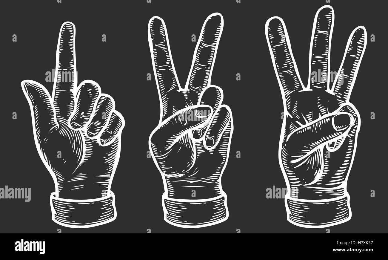 Counting hands left and right hi-res stock photography and images - Alamy