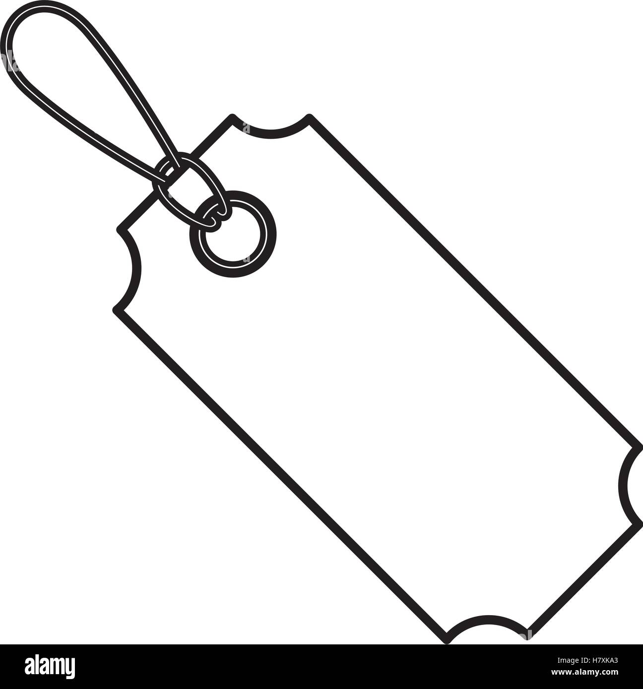 Silhouette label icon. Tag element banner badge card and product theme ...