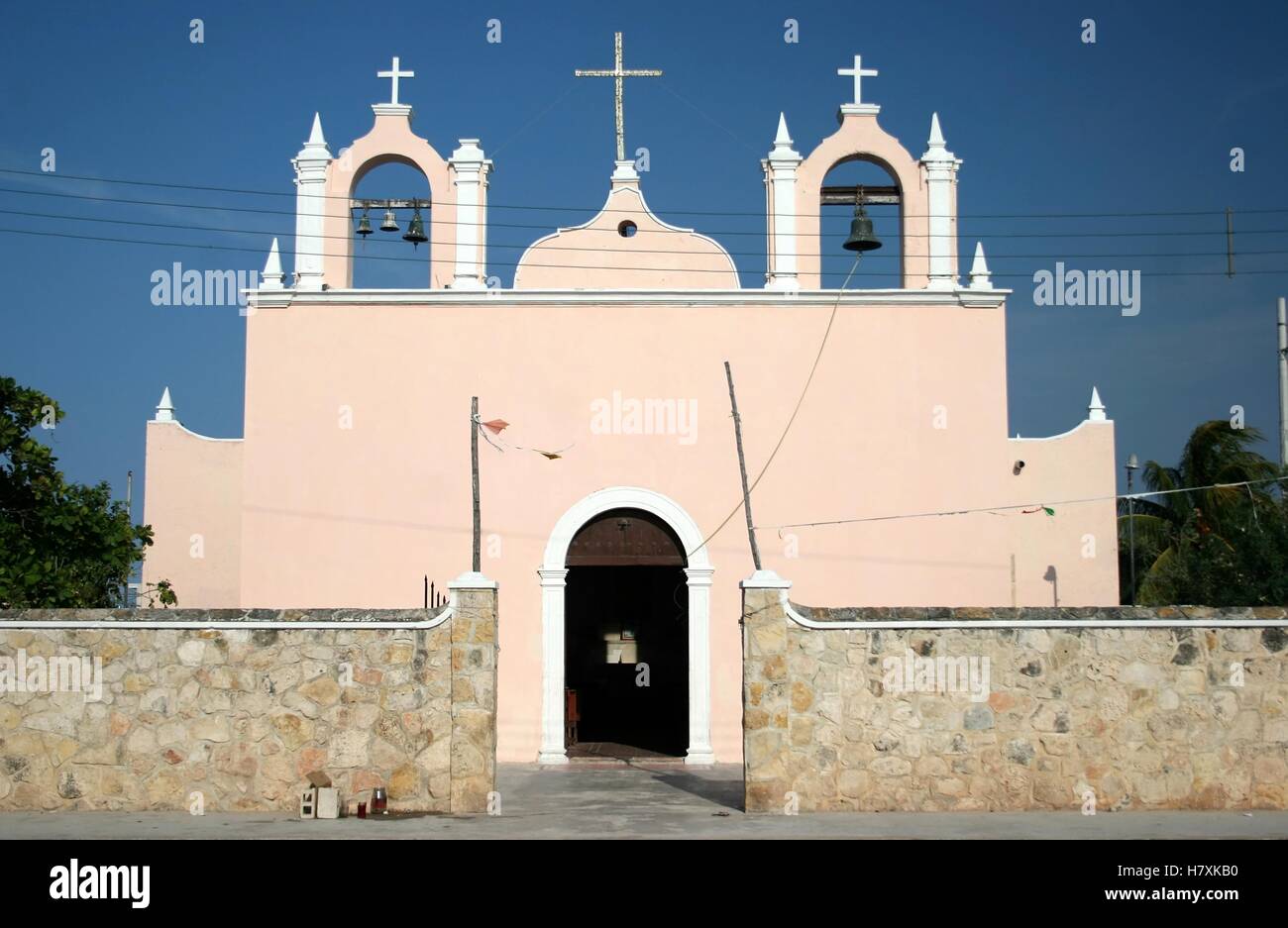 landscape of celestun in mexico Stock Photo - Alamy