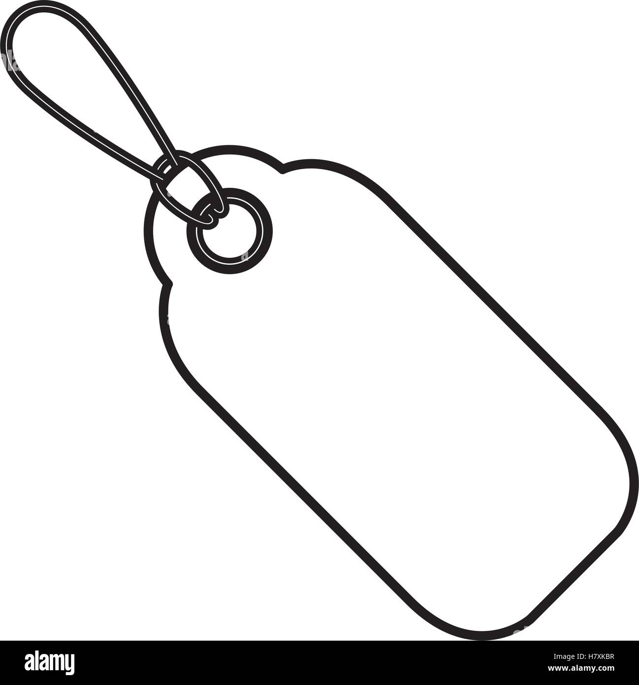 Silhouette label icon. Tag element banner badge card and product theme ...