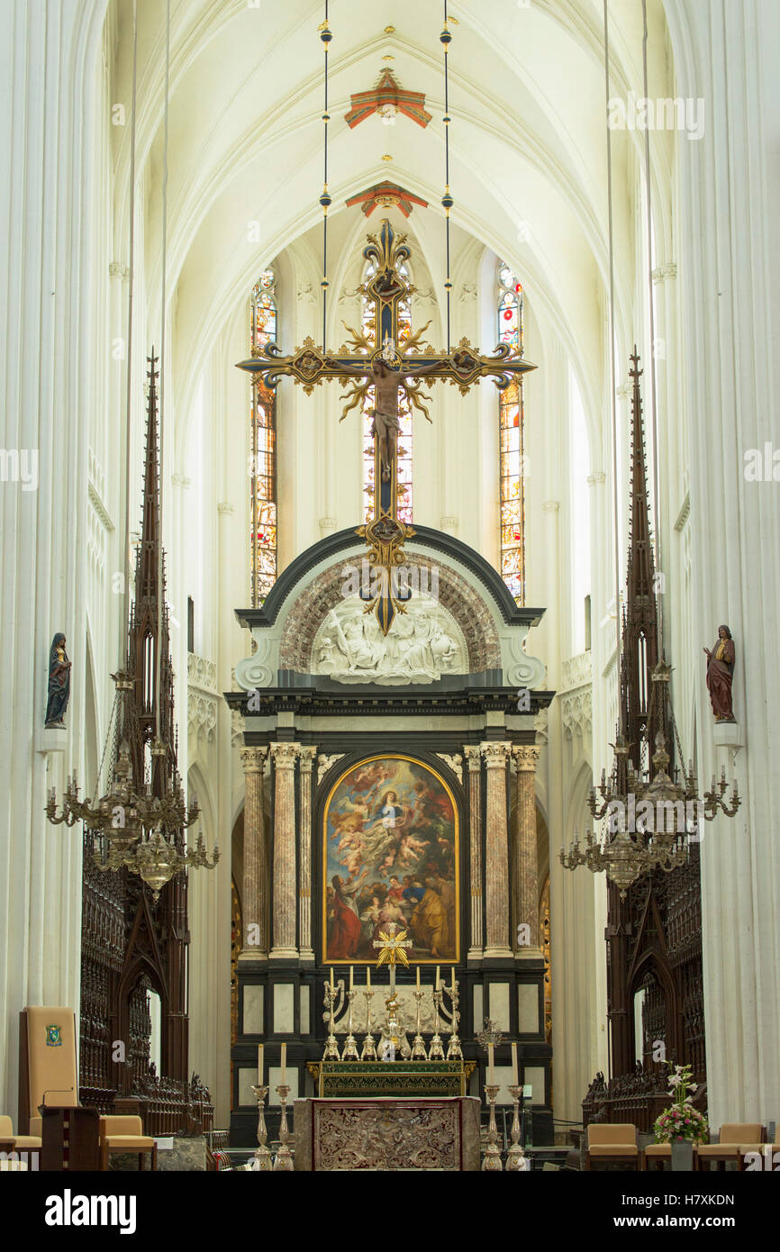 Cathedral of Our Lady, Antwerp, Flanders, Belgium Stock Photo - Alamy