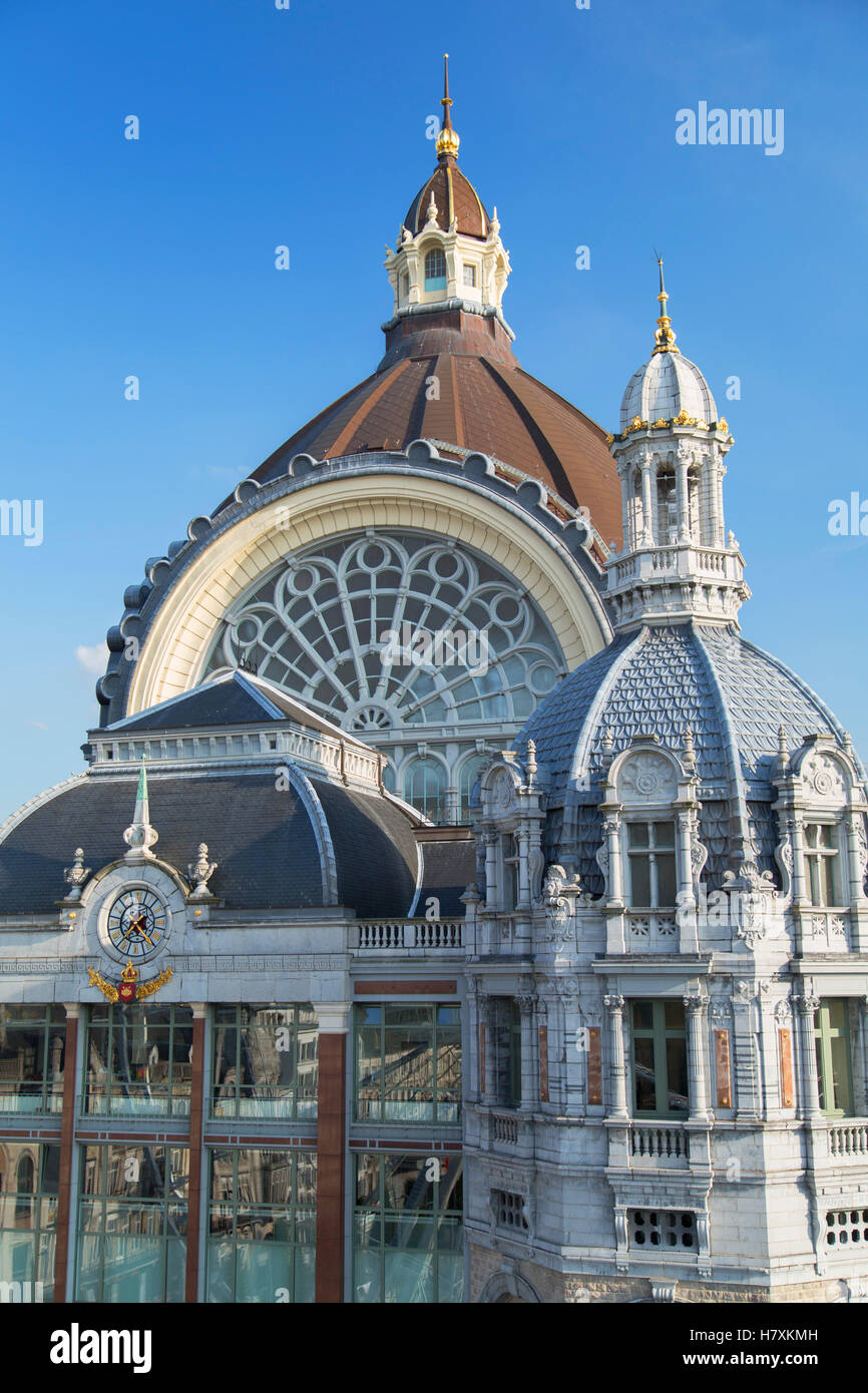 Antwerp Central Station, Antwerp, Flanders, Belgium Stock Photo - Alamy