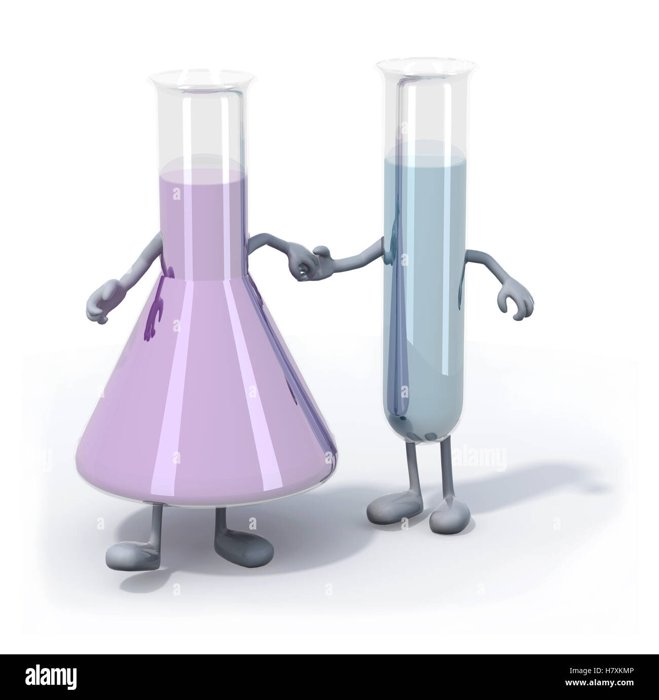 Cartoon Illustration Test Tube Science Stock Photos & Cartoon ...