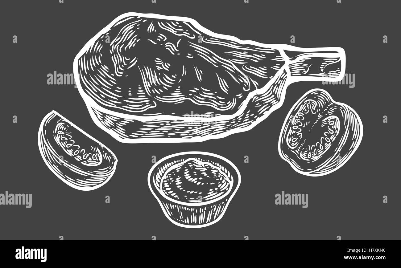 Roasted grilled tomato Stock Vector Images - Alamy