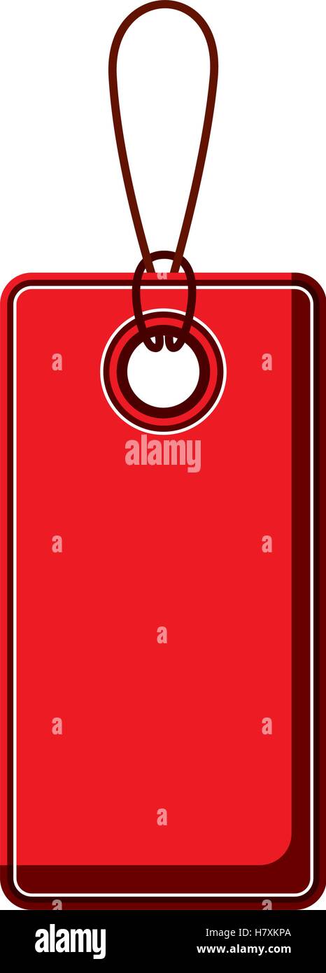 Red label icon. Tag element banner badge card and product theme ...