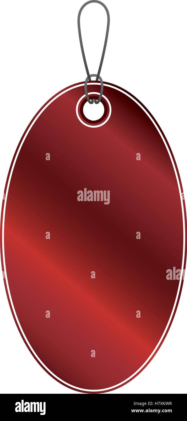 Red label icon. Tag element banner badge card and product theme ...