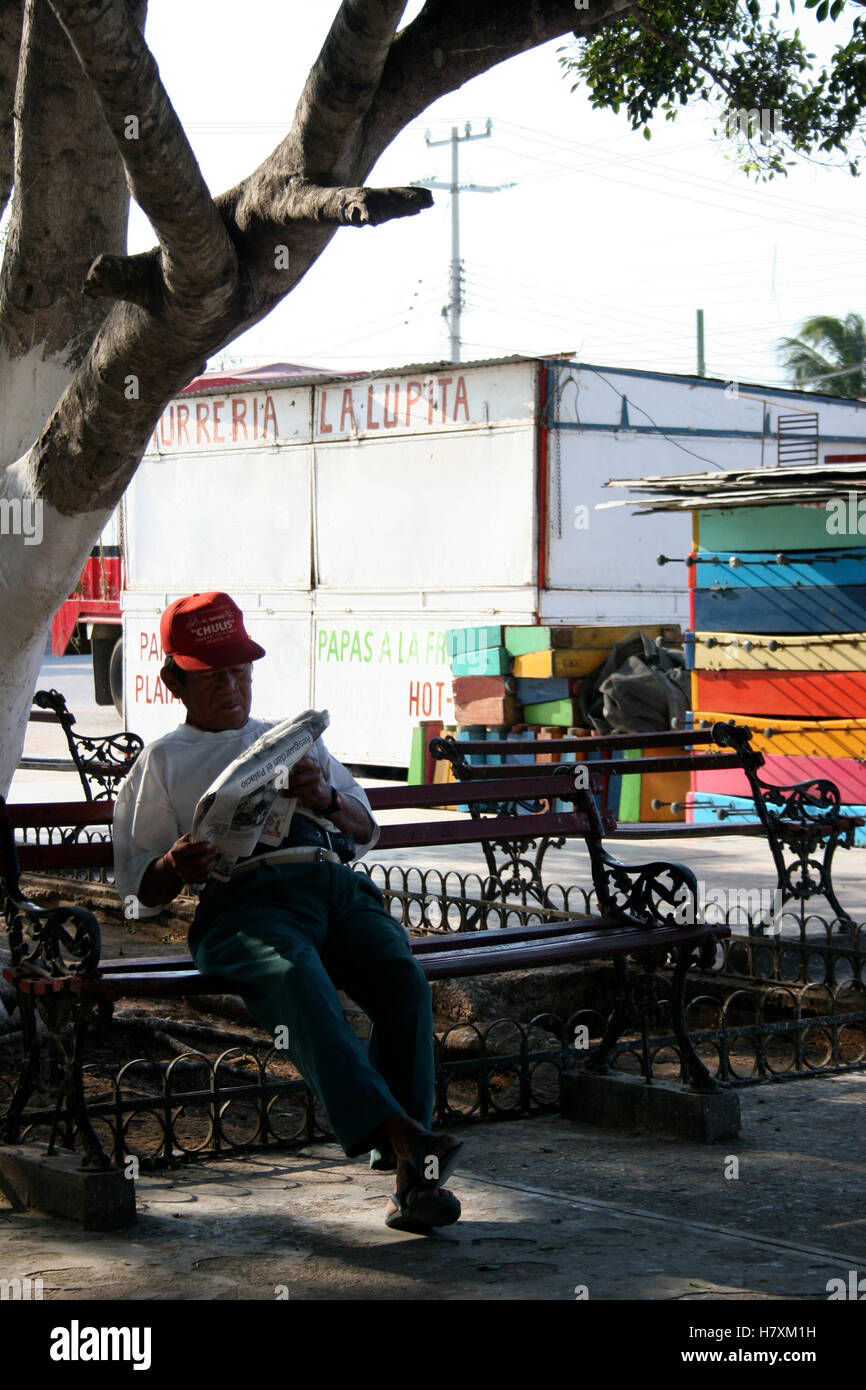 mexican people in yucatan Stock Photo - Alamy