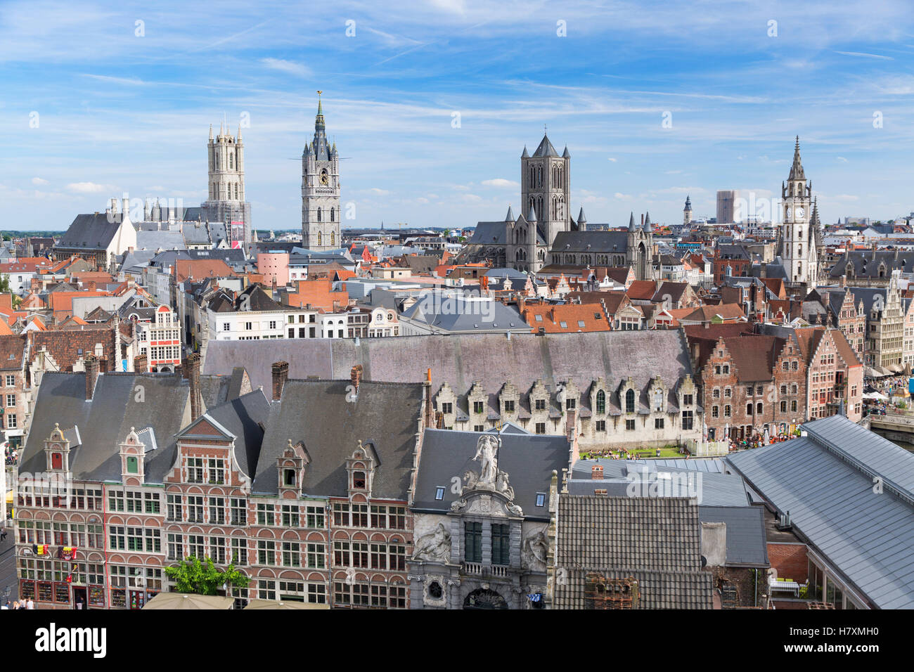 Ghent skyline hi-res stock photography and images - Alamy