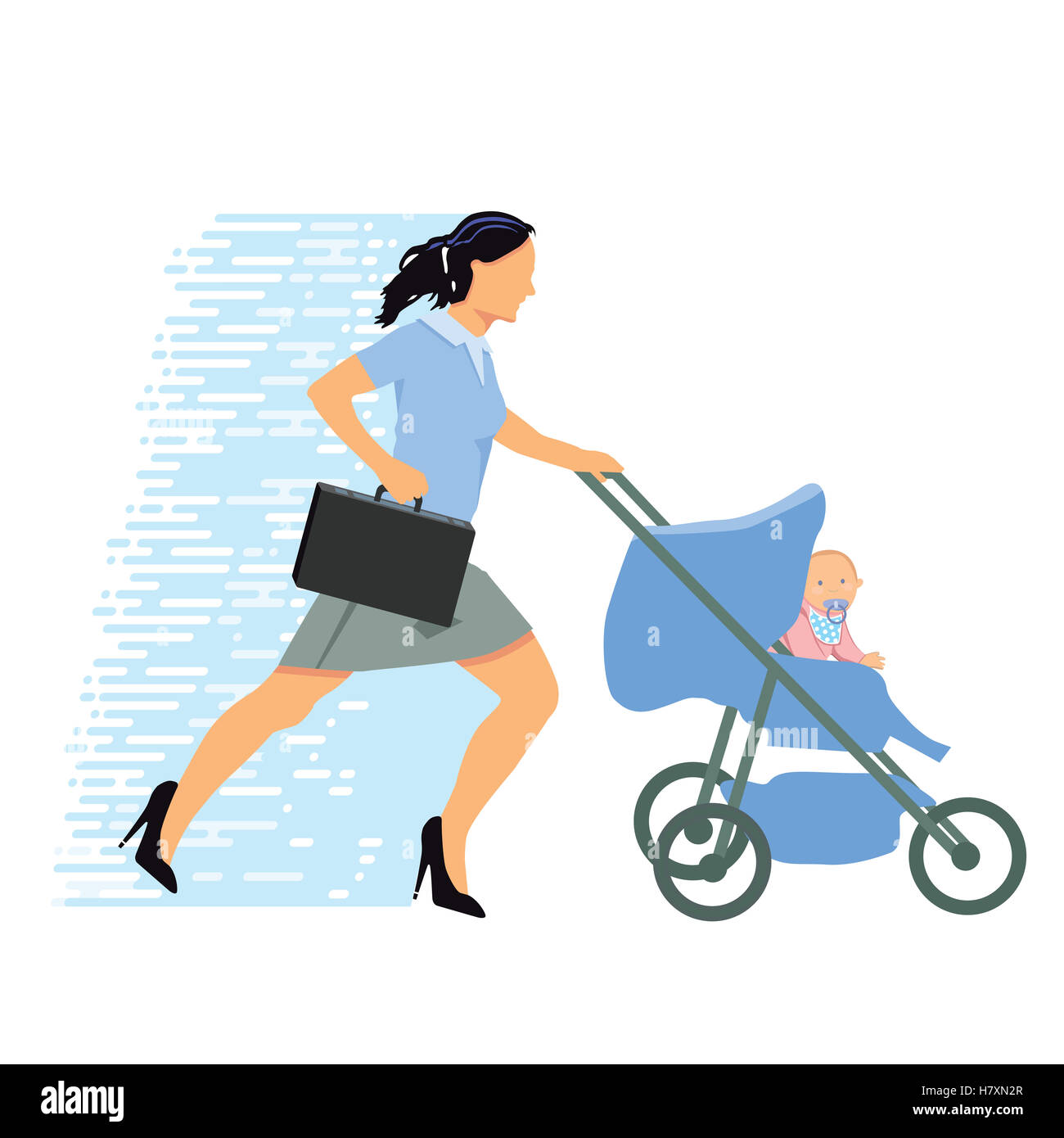 Work stressed Cut Out Stock Images & Pictures - Alamy